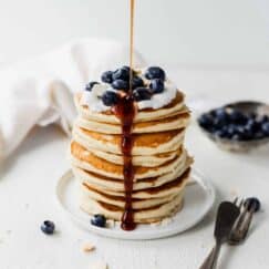 Fluffy Ricotta Pancakes - The Cheese Knees
