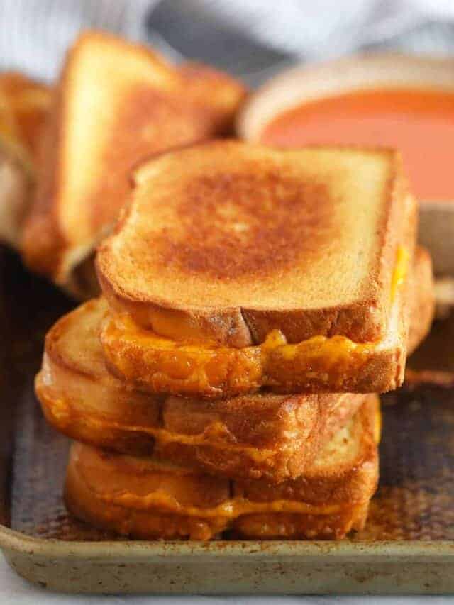 Sheet Pan Grilled Cheese - Cheese Knees 🧀