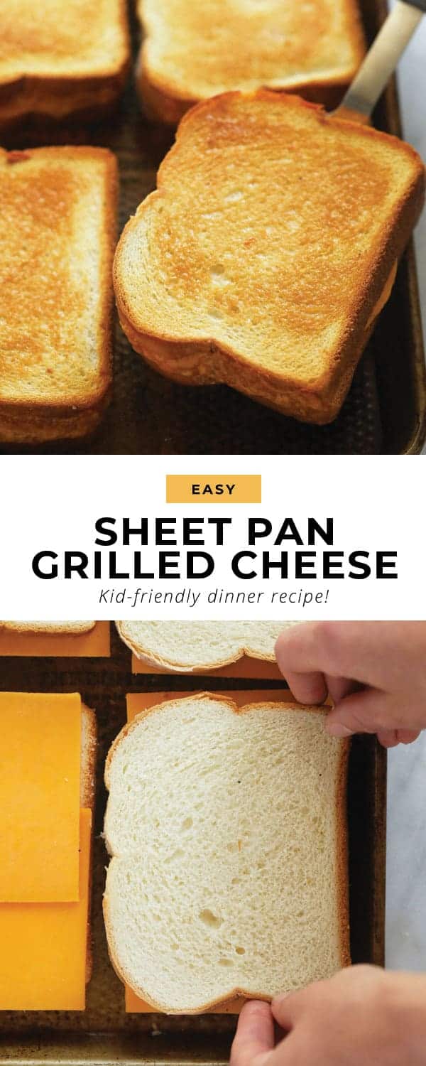 Sheet Pan Grilled Cheese (serves a crowd!) - The Cheese Knees