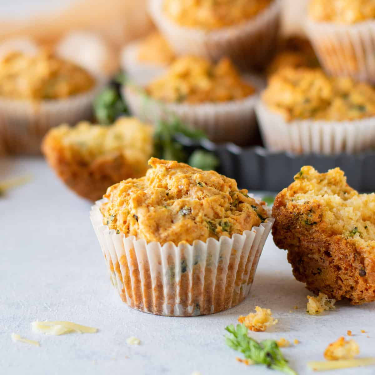 Savory Cheese Muffins (in under an hour!) - The Cheese Knees