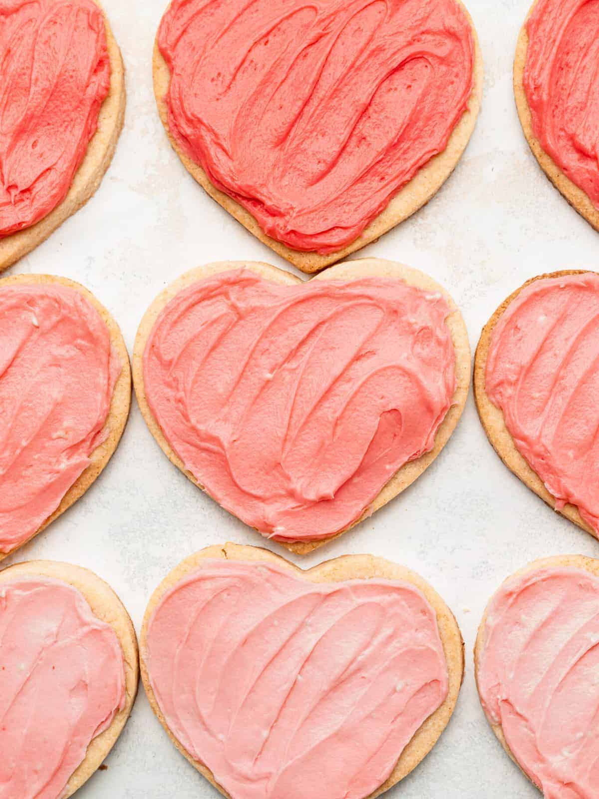 Cream Cheese Heart Cookies for Valentine's Day - Cheese Knees 🧀