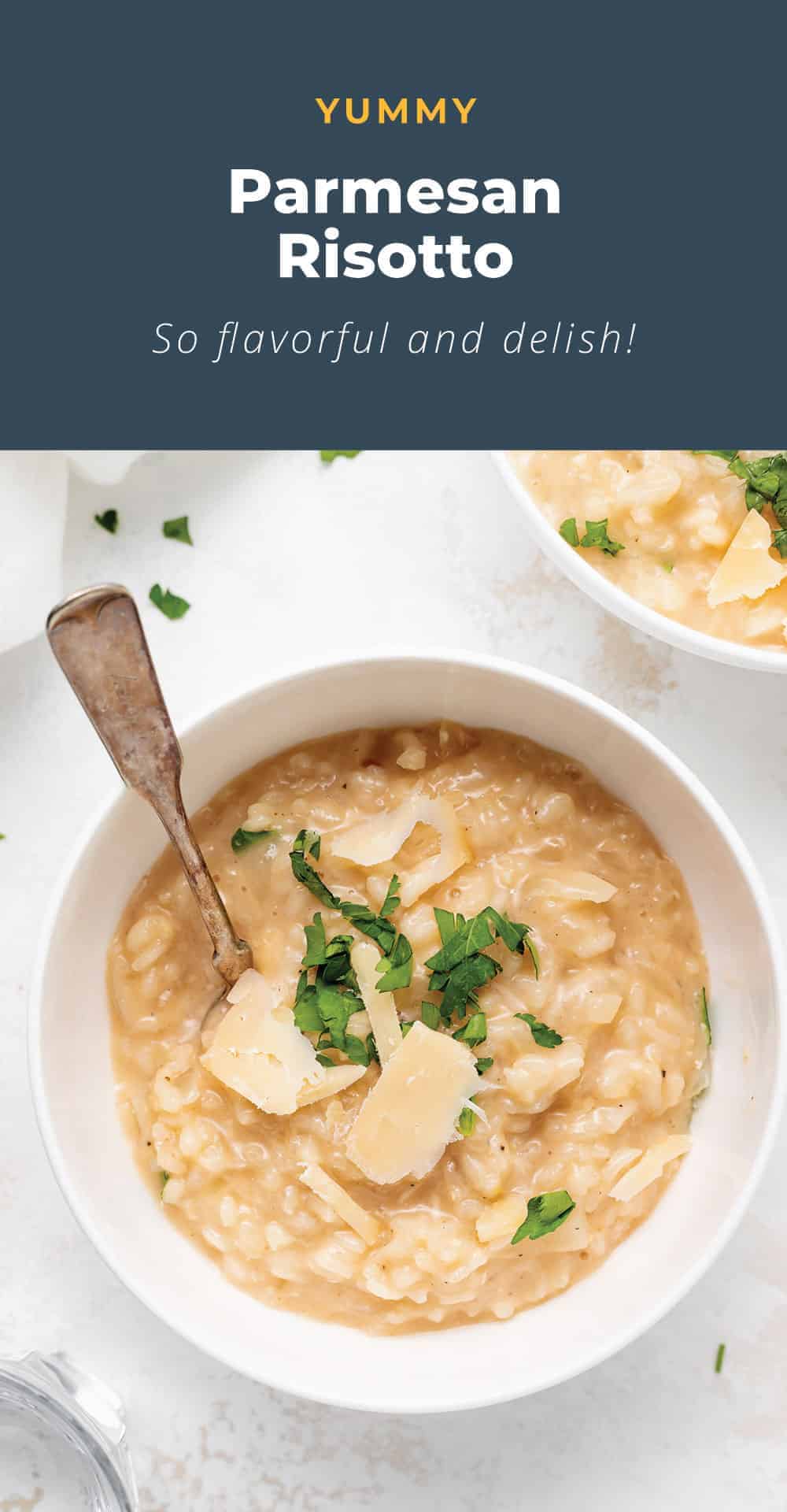 Creamy Paremsan Risotto - The Cheese Knees