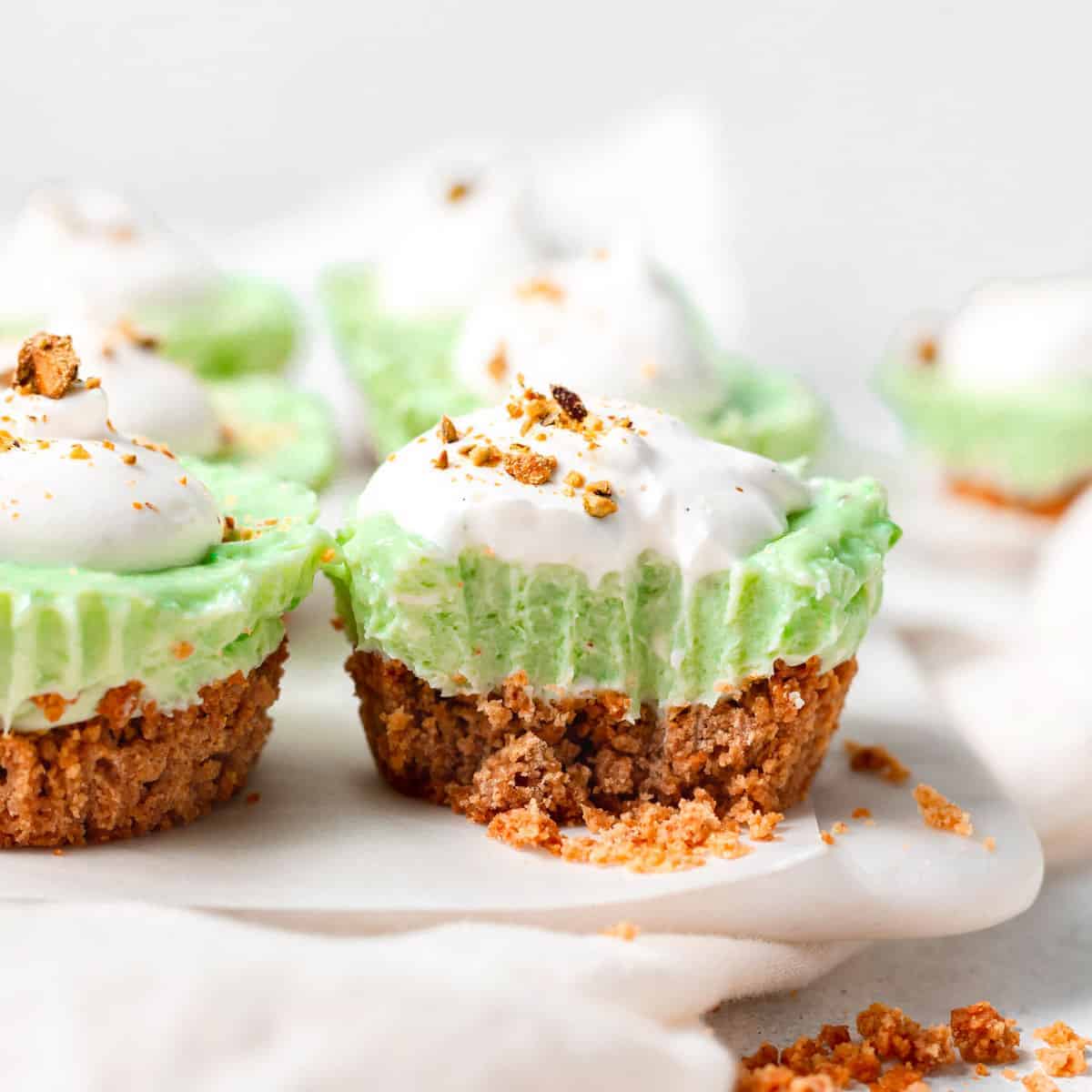 Pistachio Pie Cups - The Cheese Knees