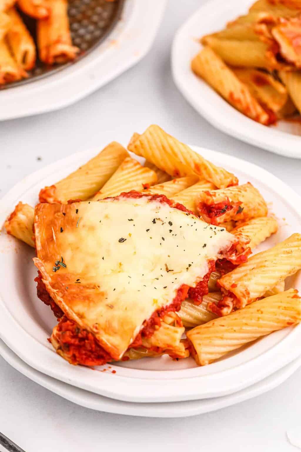 Rigatoni Pie (Honeycomb Pasta) - The Cheese Knees