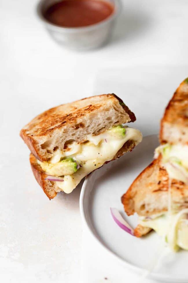 Avocado Grilled Cheese (ready in 15!) - The Cheese Knees