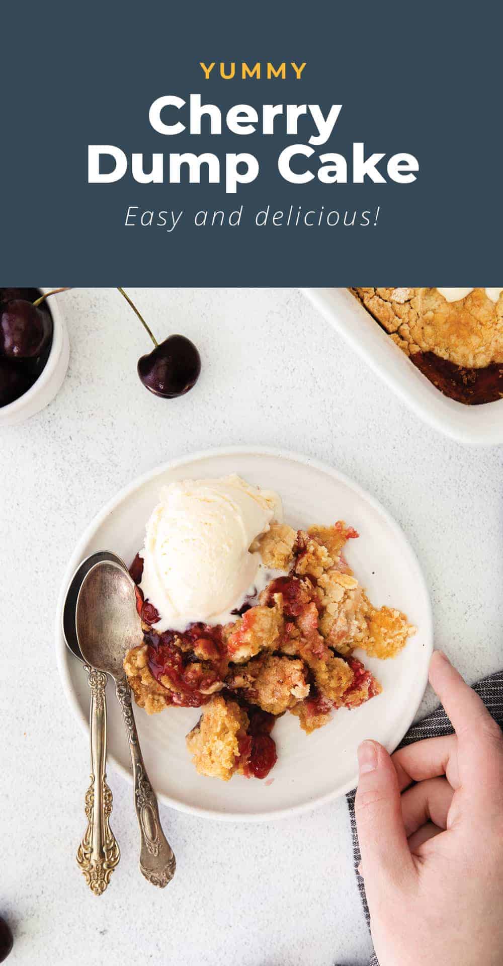 Cream Cheese Cherry Dump Cake - The Cheese Knees