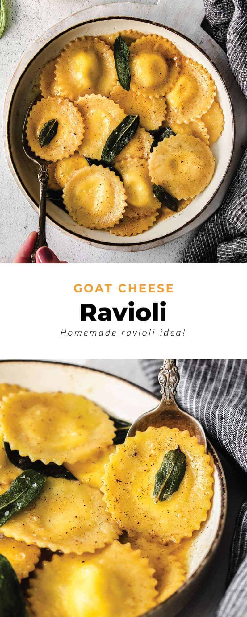 Goat Cheese Ravioli - The Cheese Knees
