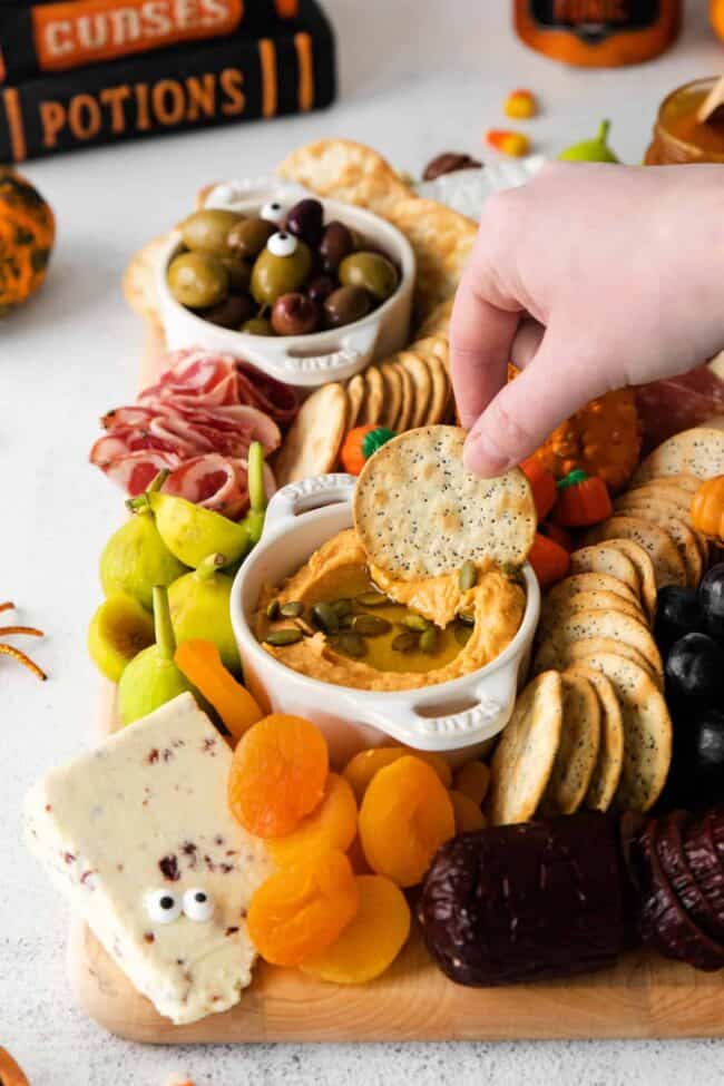Spooky Halloween Cheese Board - The Cheese Knees