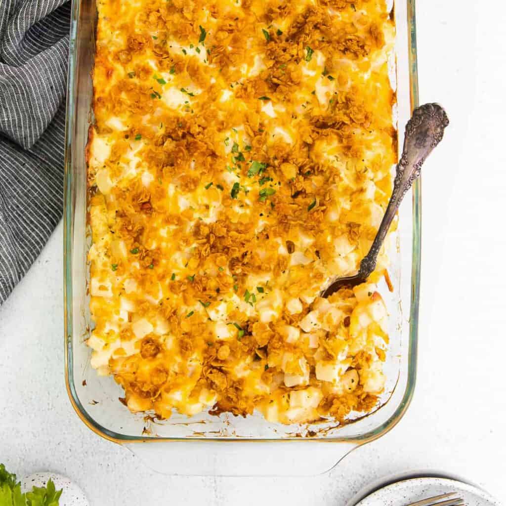 Cheesy Hashbrown Potatoes - The Cheese Knees