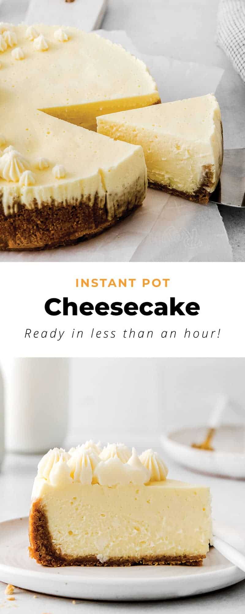 Easy Instant Pot Cheesecake - The Cheese Knees