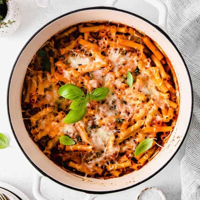 Baked Ziti - The Cheese Knees