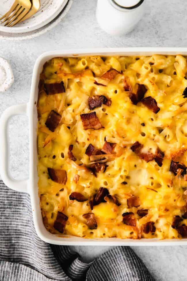 Easy Bacon Mac and Cheese - The Cheese Knees