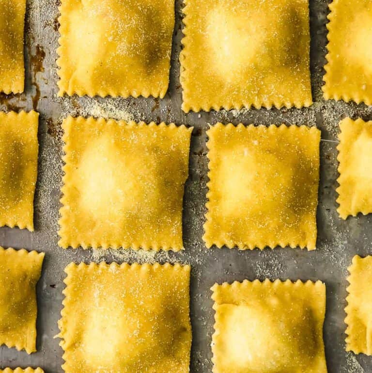 Homemade Ravioli Recipe - The Cheese Knees