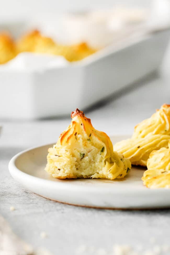 Cheesy Duchess Potatoes - The Cheese Knees