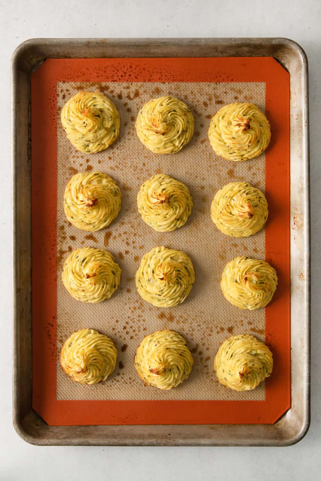 Cheesy Duchess Potatoes - The Cheese Knees