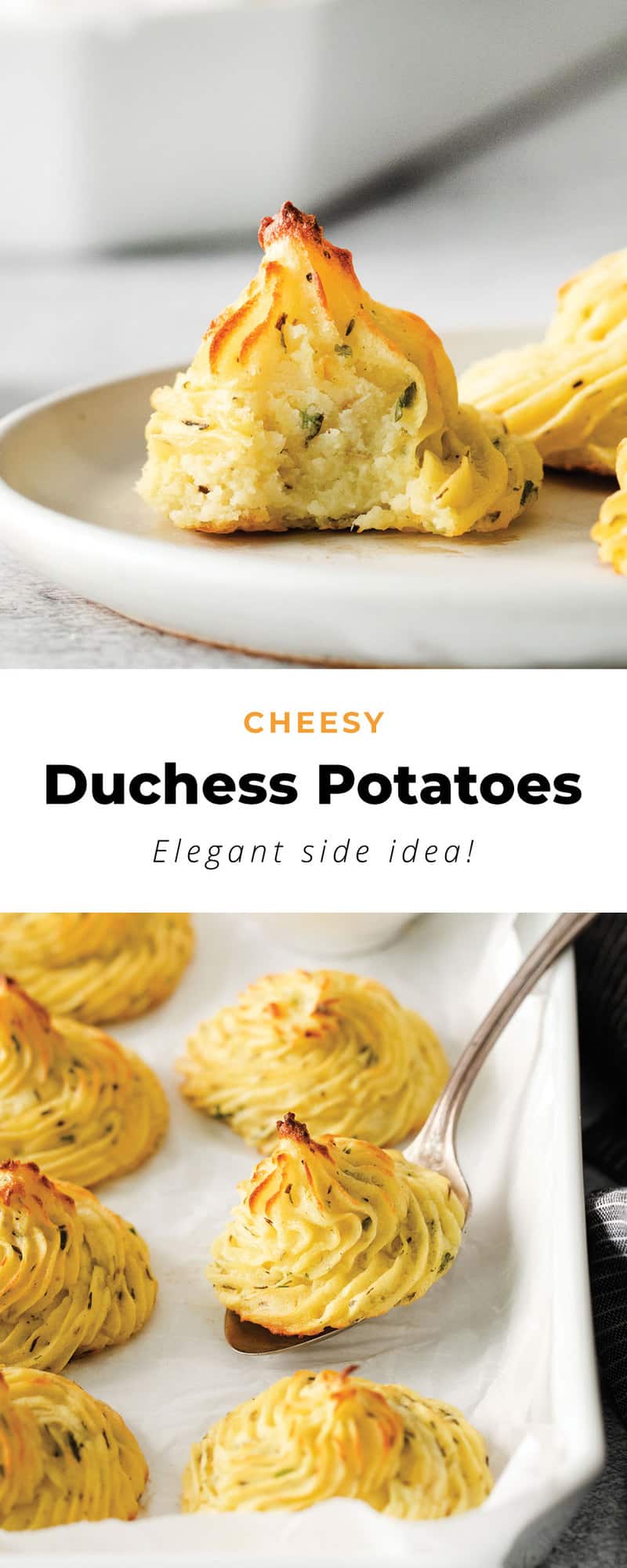 Cheesy Duchess Potatoes - The Cheese Knees