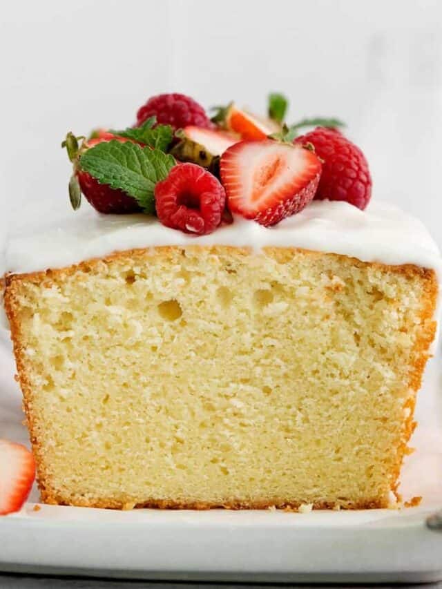 Cream Cheese Pound Cake - Cheese Knees 🧀
