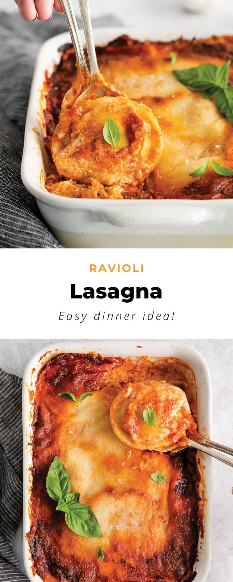 Ravioli Lasagna - The Cheese Knees