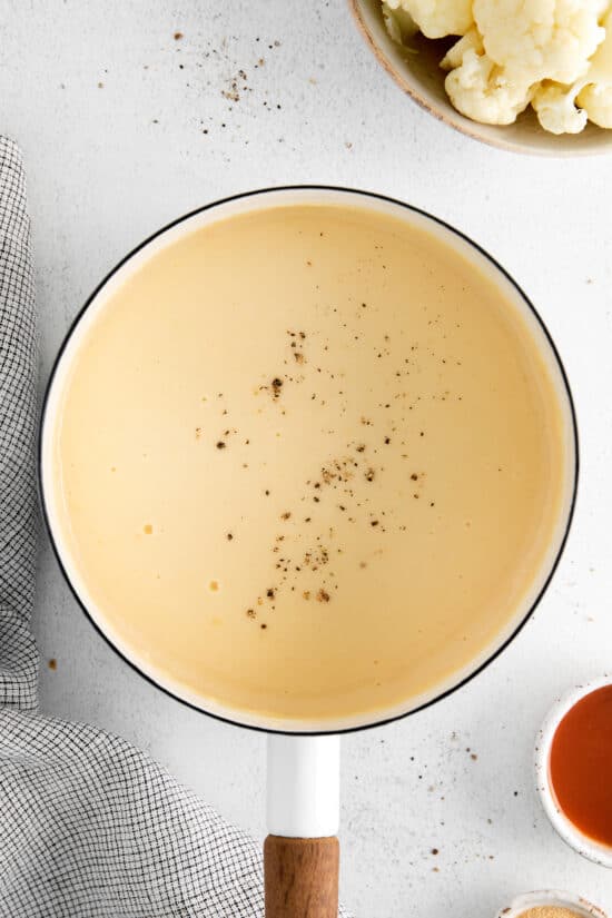 Cheddar Cheese Sauce - Cheese Knees