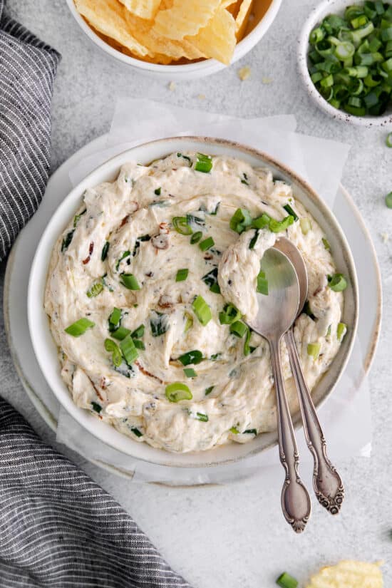 Sizzling Scallion Dip - The Cheese Knees