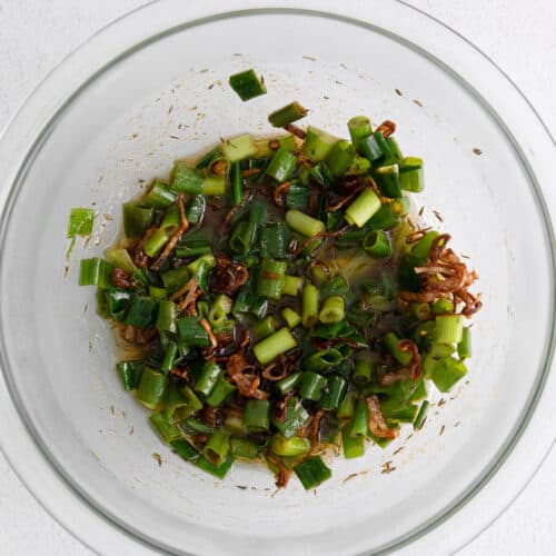 Sizzling Scallion Dip - The Cheese Knees