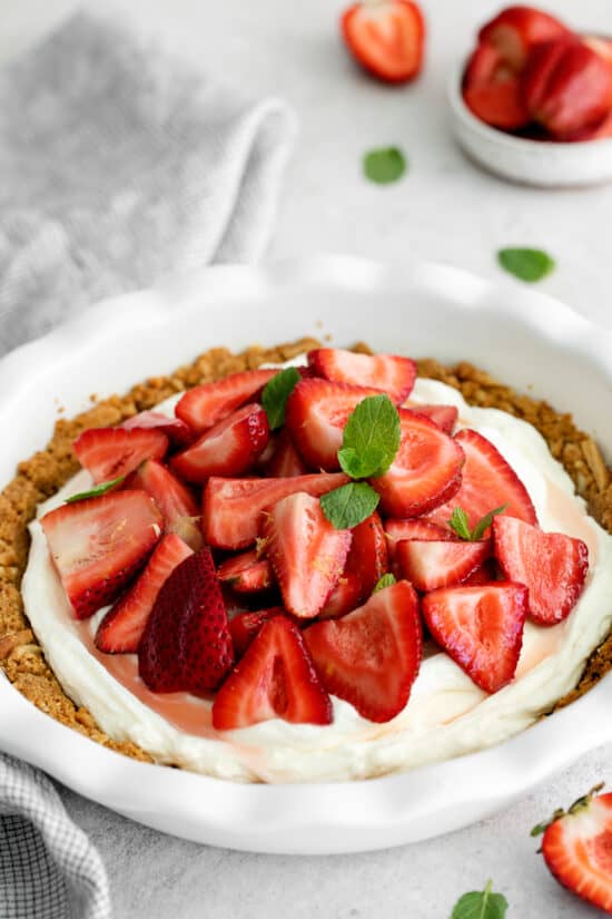 Strawberry Cream Cheese Pie - The Cheese Knees