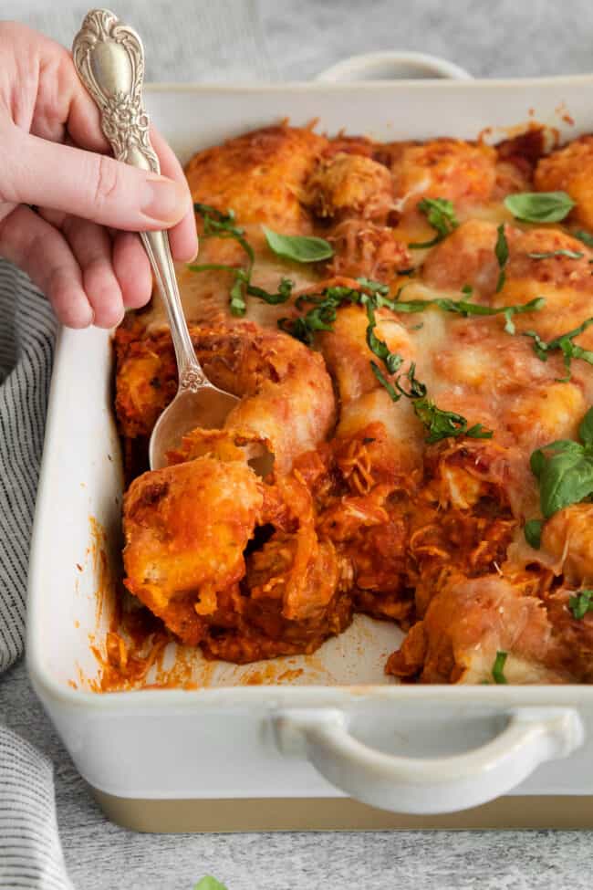 Meatball Marinara Bubble Bake - The Cheese Knees