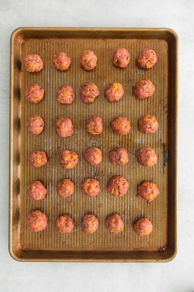 Cheeseburger Meatballs - The Cheese Knees