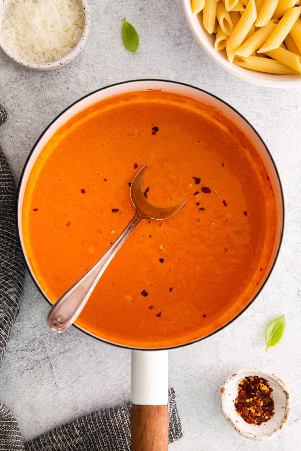 Vodka Sauce Recipe (20-min!) - The Cheese Knees