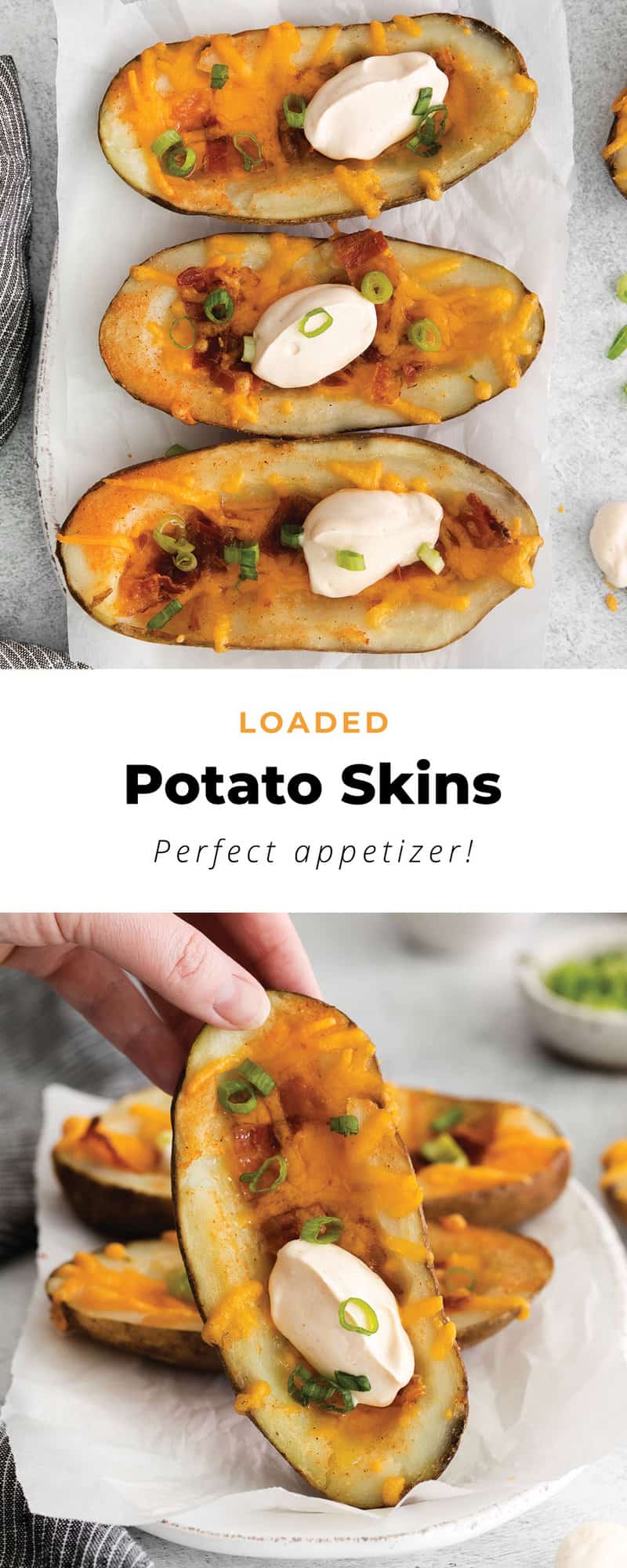 Cheesy Potato Skins - The Cheese Knees