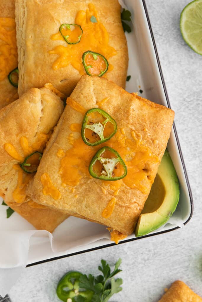 Easy Taco Pockets - The Cheese Knees