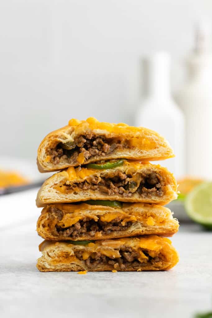 Easy Taco Pockets - The Cheese Knees