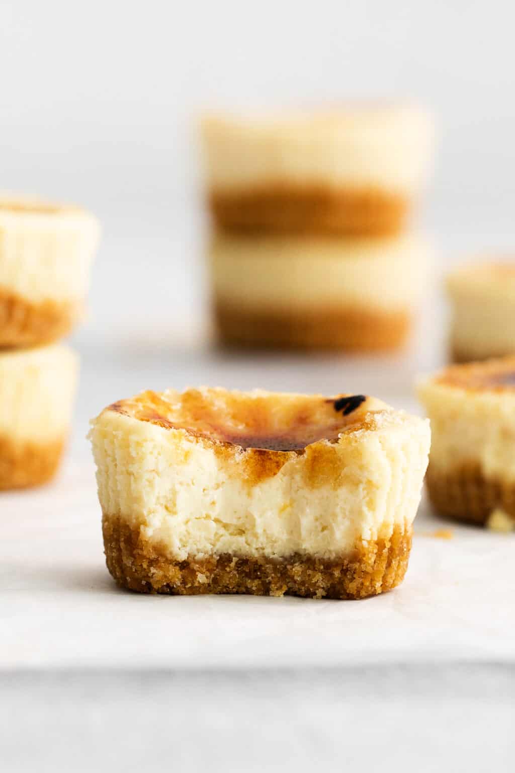 Mini Creme Brûlée Cheesecake - The Cheese Knees