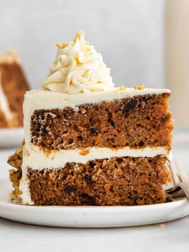 Classic Carrot Cake Recipe - Cheese Knees 🧀