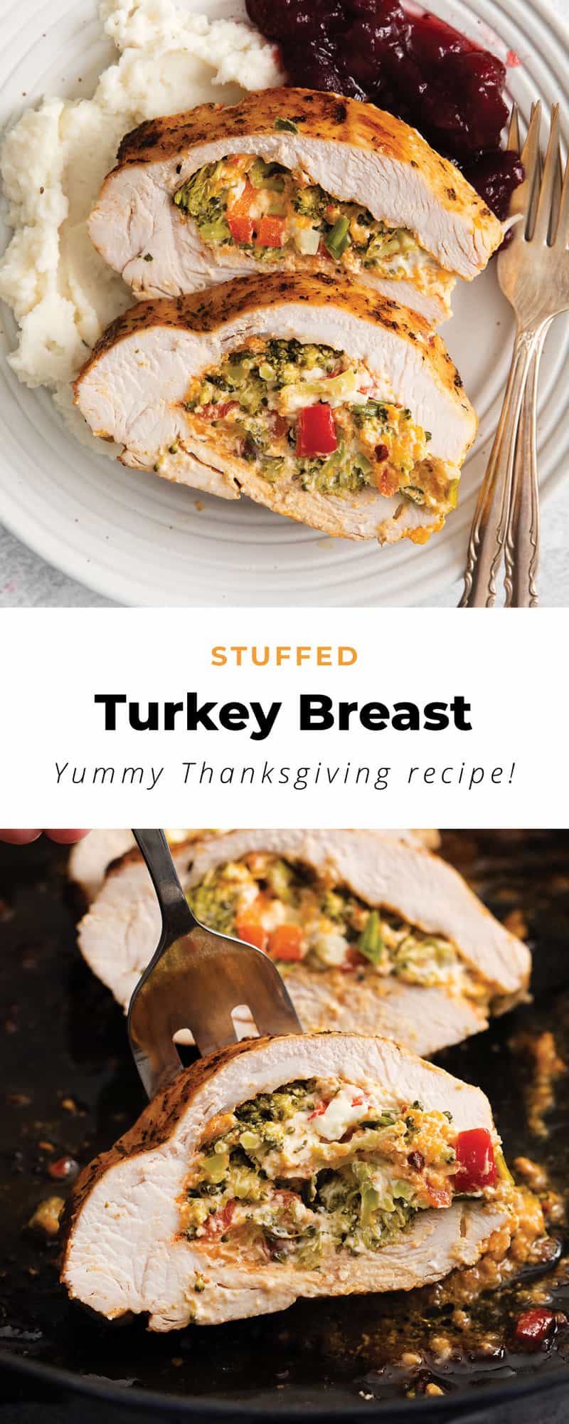 Stuffed Turkey Breast - The Cheese Knees