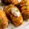 Cheesy Hasselback Potatoes - The Cheese Knees