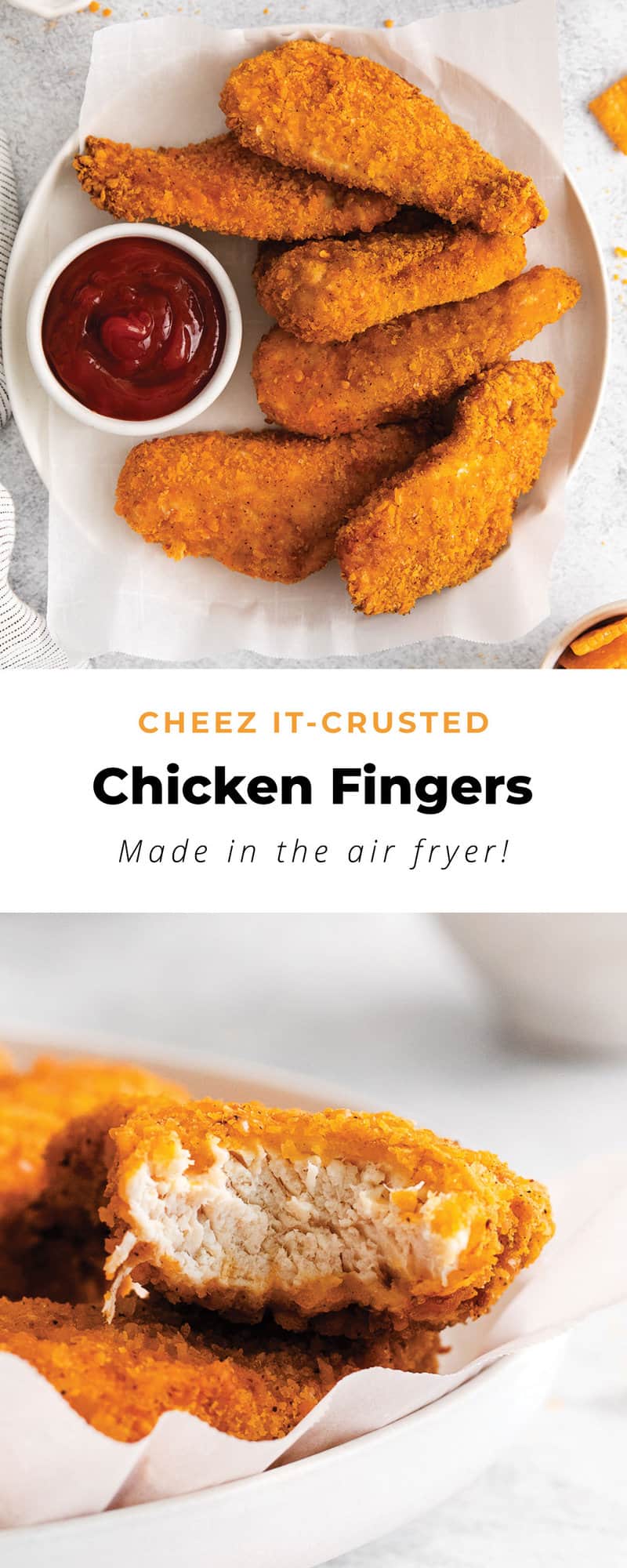 Cheez-It Breaded Chicken Fingers - The Cheese Knees