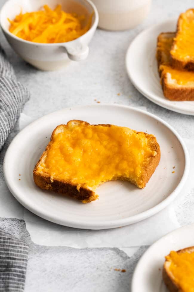 Easy Cheese Toast - The Cheese Knees