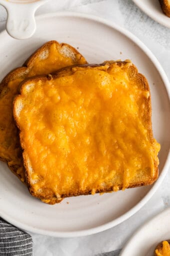 Easy Cheese Toast - The Cheese Knees