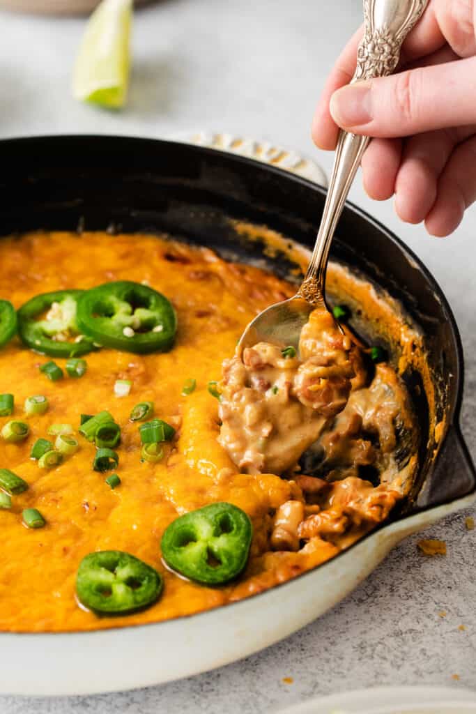 Cheesy Bean Dip - The Cheese Knees