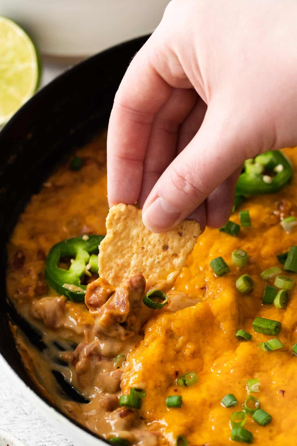 Cheesy Bean Dip - The Cheese Knees