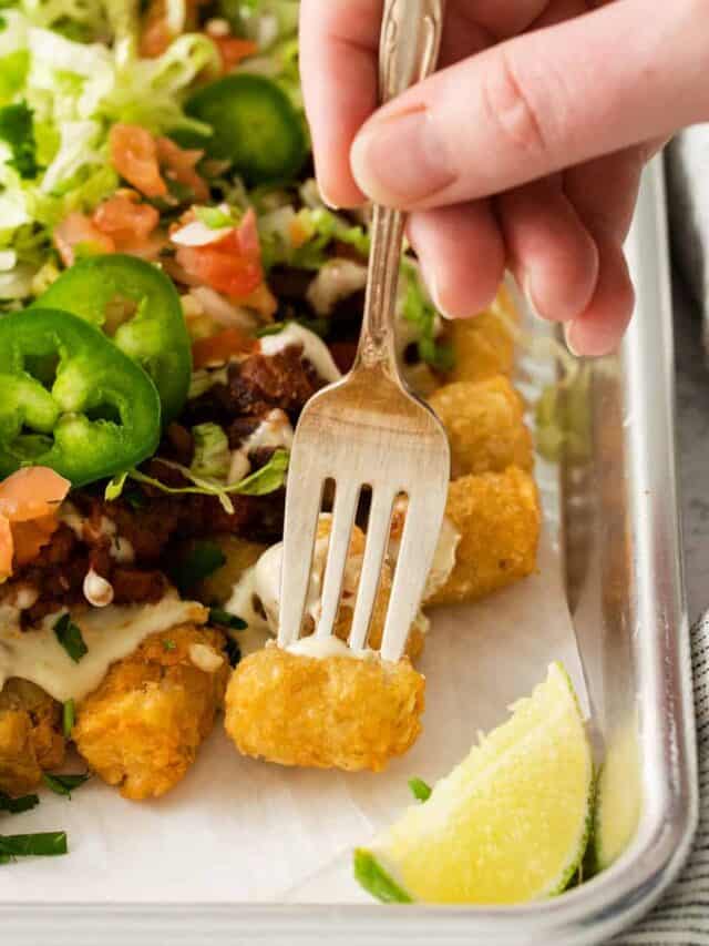 Easy Totchos Recipe - Cheese Knees
