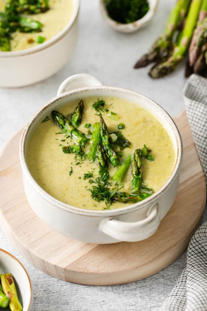 Cream of Asparagus Soup - The Cheese Knees