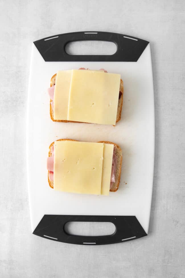Grilled Ham and Cheese - The Cheese Knees