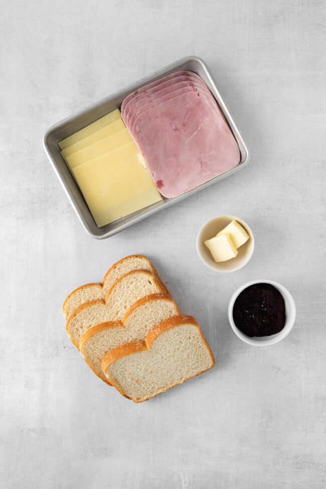 Grilled Ham and Cheese - The Cheese Knees