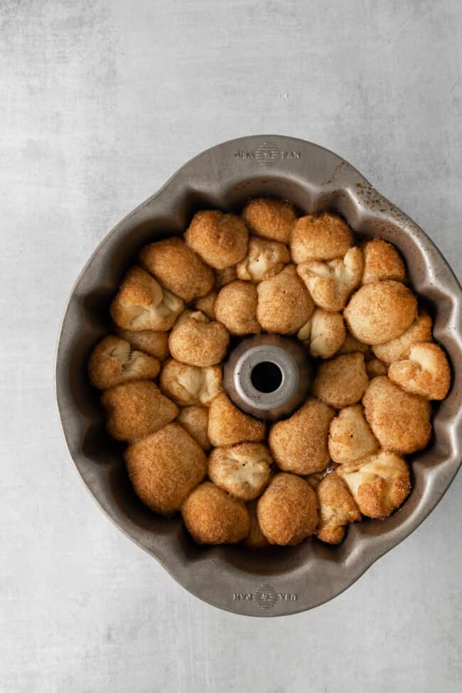 Monkey Bread with Cream Cheese Frosting - The Cheese Knees