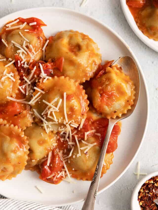 Mushroom Ravioli - Cheese Knees