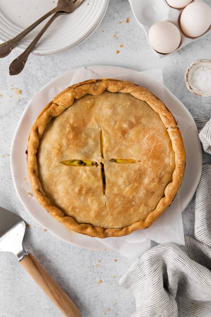 Italian Easter Pie - The Cheese Knees