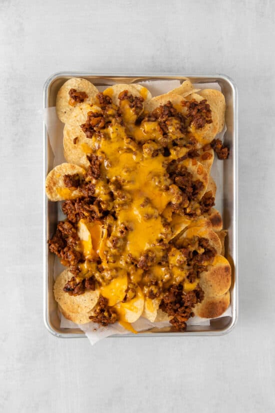 Easy Beef Nachos - The Cheese Knees