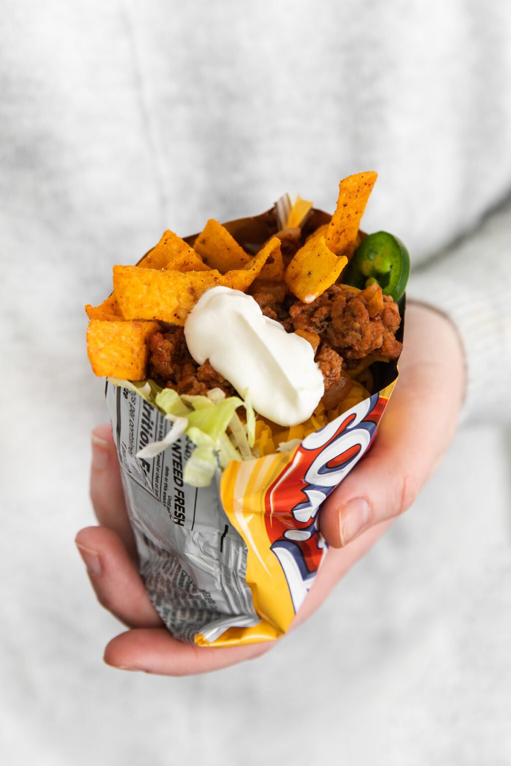 Easy Walking Tacos - The Cheese Knees